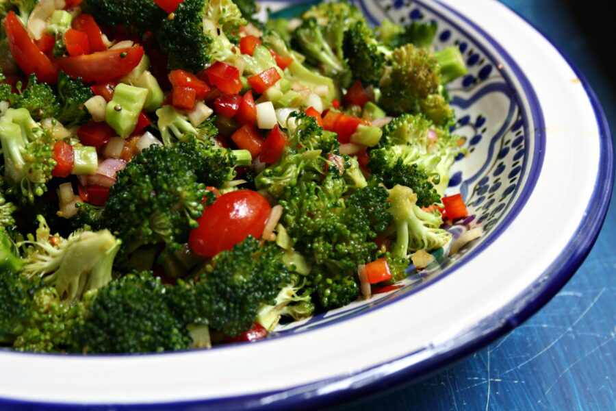 Marinated Broccoli Salad - Bridget's Green Kitchen