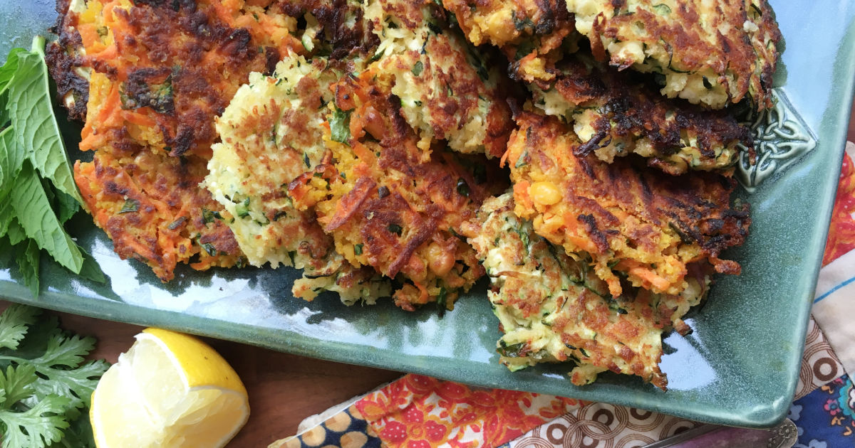 Three Favourite Vegetable Fritter Recipes - Bridget's Green Kitchen